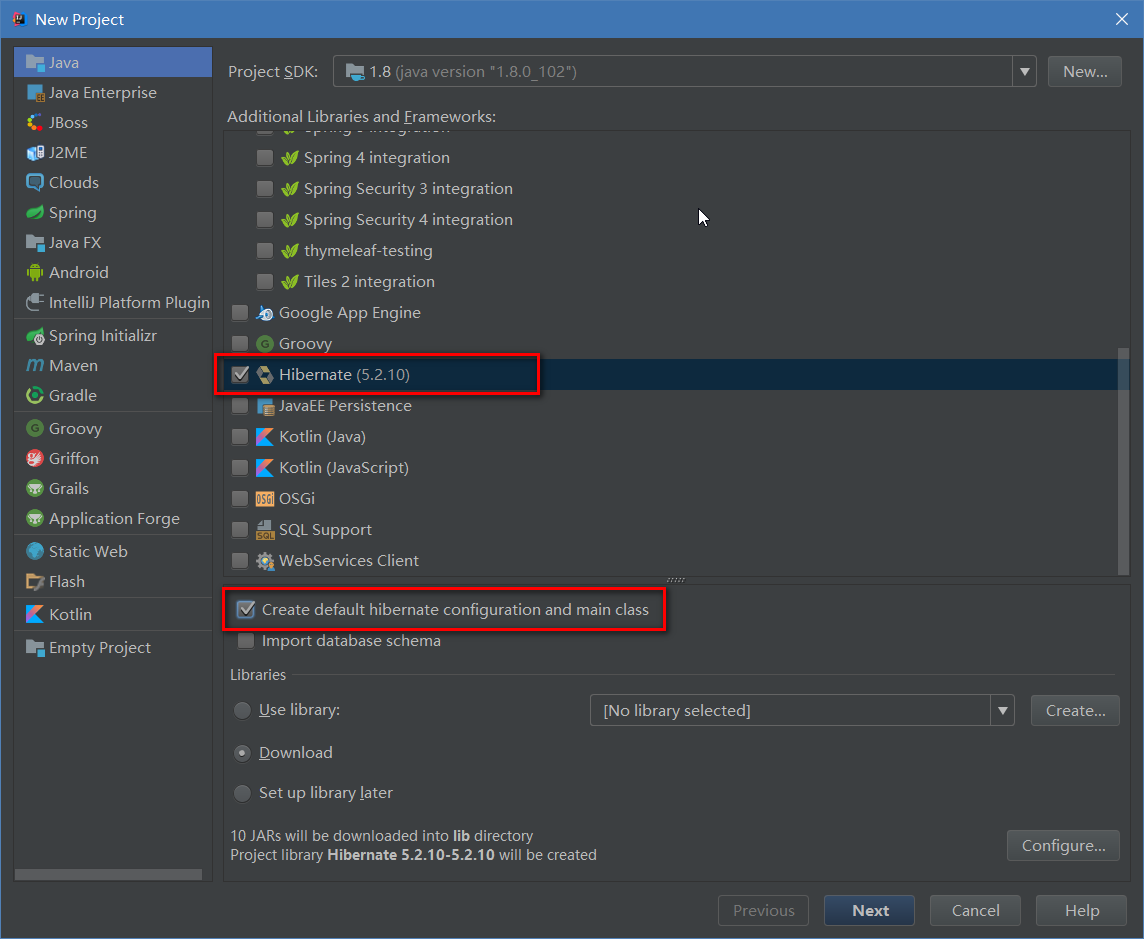 使用IntelliJ IDEA创建Hibernate项目 | Colin's Home